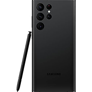 Samsung Galaxy S22 Ultra 5G (SM-S908E/DS) Dual SIM 256GB/ 12GB RAM, GSM Unlocked International Version - Phantom Black