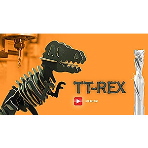 Amana Tool - 46172 CNC Solid Carbide Compression Spiral 3/8 Dia x 1-1/4" x 3/8 Shank