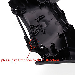 DIY Housing Shell Case for PS4 Pro 5.0 Controller Replacement Parts JDM-055 JDM-050 (Steel Black)
