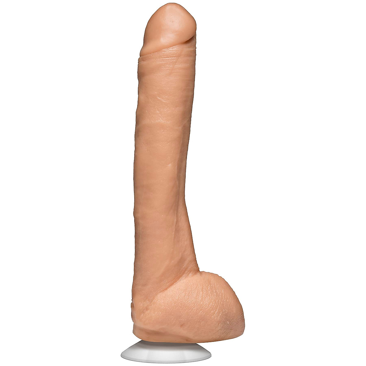 Doc Johnson Signature Series - Kevin Dean - Realistic 12.5 Inch FIRMSKYN Dildo with Removable Vac-U-Lock Suction Cup - F-Machine & Harness Compatible - for Adults Only, Vanilla
