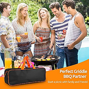 Griddle Accessories Kit, 38PCS Flat Top Grilling Tools Set for Blackstone and Camp Chef,Stainless Steel Grill BBQ Spatula Kit Cooking Utensils Set with Carry Bag for Men Women Outdoor Barbecue Camping