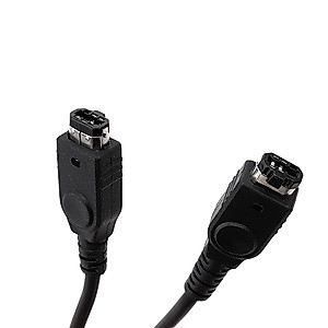 CSTESVN GBA SP Link Cable, 2 Player Game Link Cable Compatible with Nintendo Gameboy Advance SP/Gameboy Advance, 3.9Ft Black