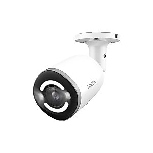 Lorex E895AB 4K Deterrence Bullet AI PoE IP Wired Add-On Security Camera with Smart Security Lighting, Color Night Vision, and Smart Motion Detection Plus, Camera Only (M.) (Renewed)