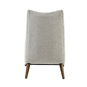 Dsnyu Solid Wood Chair, Modern Living Room Chairs Accent Seating Armless Tan Comfy Home Furniture 29.50" L X 24" W X 36.50" H