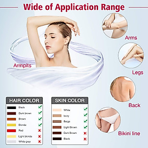 Permanent Hair Removal for Women & Men, IMENE 500,000 Flashes IPL Permanent Hair Removal & Upgrade Ice Compress - Home Use Hair Remover on Bikini line, Legs, Arms, Armpits - More Safe and Comfortable