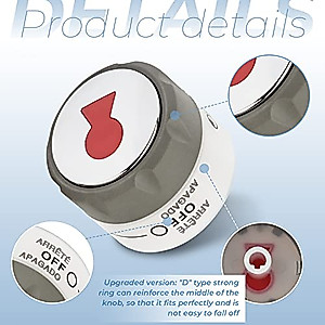 ArrogantF 91538 Lighted Control Knobs Replacements for Weber Some Summit 400/600 Grills E-470, E-670, S-460, S-470, S-660, S-670