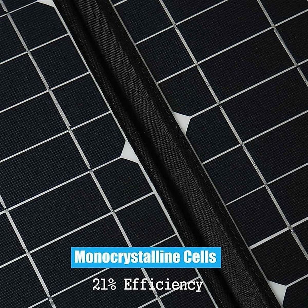 150W Foldable Monocrystalline Solar Panel Outdoor Power Generation Board Solar Suitcase for Battery Charging Cars