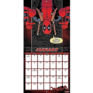 2023 Marvel Deadpool Wall Calendar