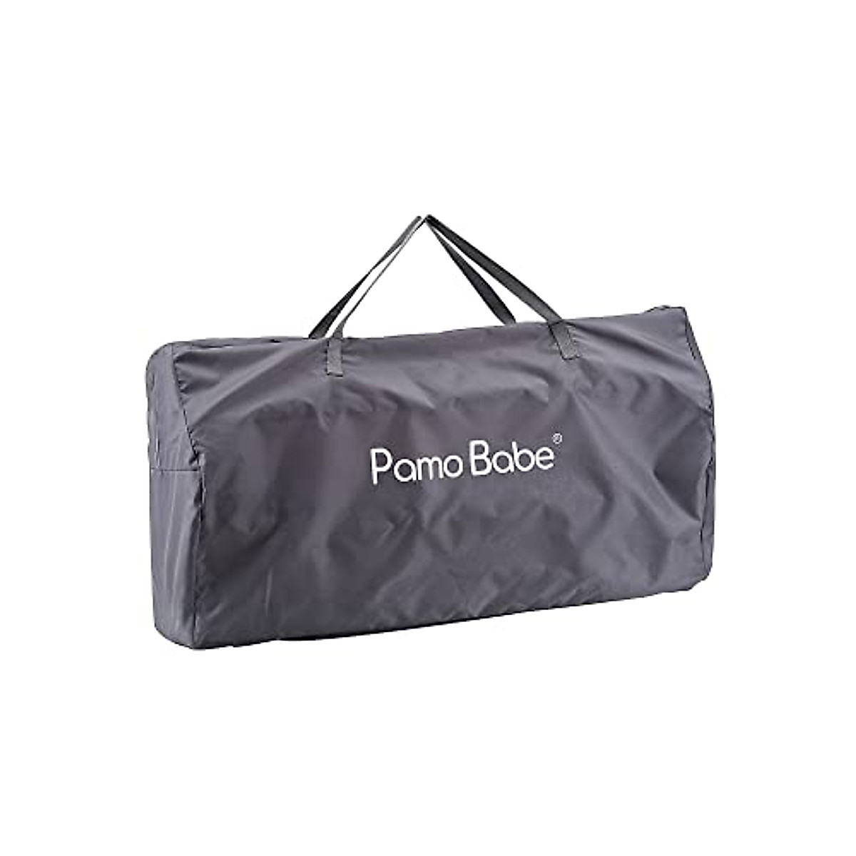 Pamo babe Bedside Bassinet for Baby Crib Quick One-Hand Folding Bedside Sleeper 4 Adjustable Heights Co-Sleeper