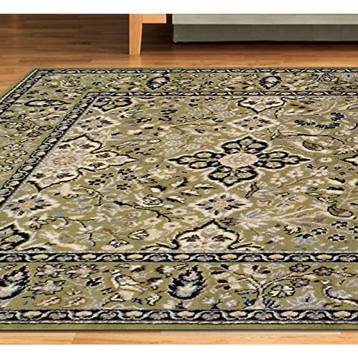 SUPERIOR Radcliffe Collection Area Rug, 8mm Pile Height with Jute Backing, Traditional European Tapestry Design, Fashionable and Affordable Woven Rugs - 8' x 10'