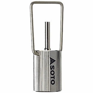 SOTO Butane Refill Adapter for Canisters - Refill Your Pocket Torch XT and Lantern Easily - Durable, Portable, and Easy to Use