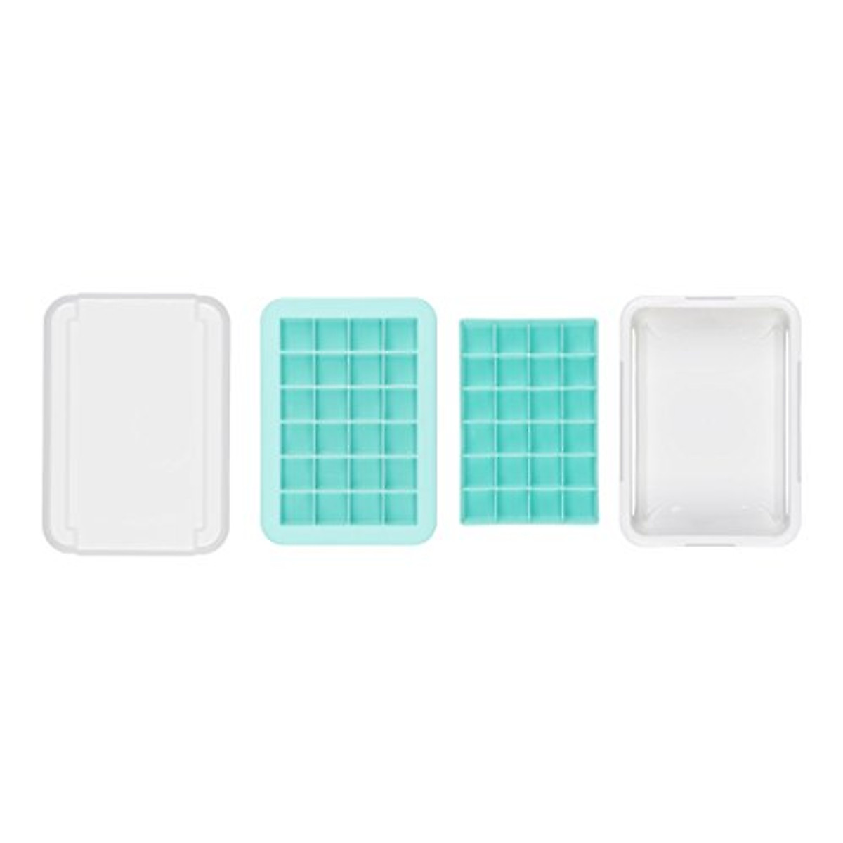 OXO Good Grips Silicone Small Ice Cube Tray for Cocktails with Lid