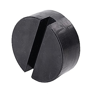 FSFY Auto 75mm Slotted Frame Rail Rubber Hydraulic Floor Jack pad Standard Jack Pad Black