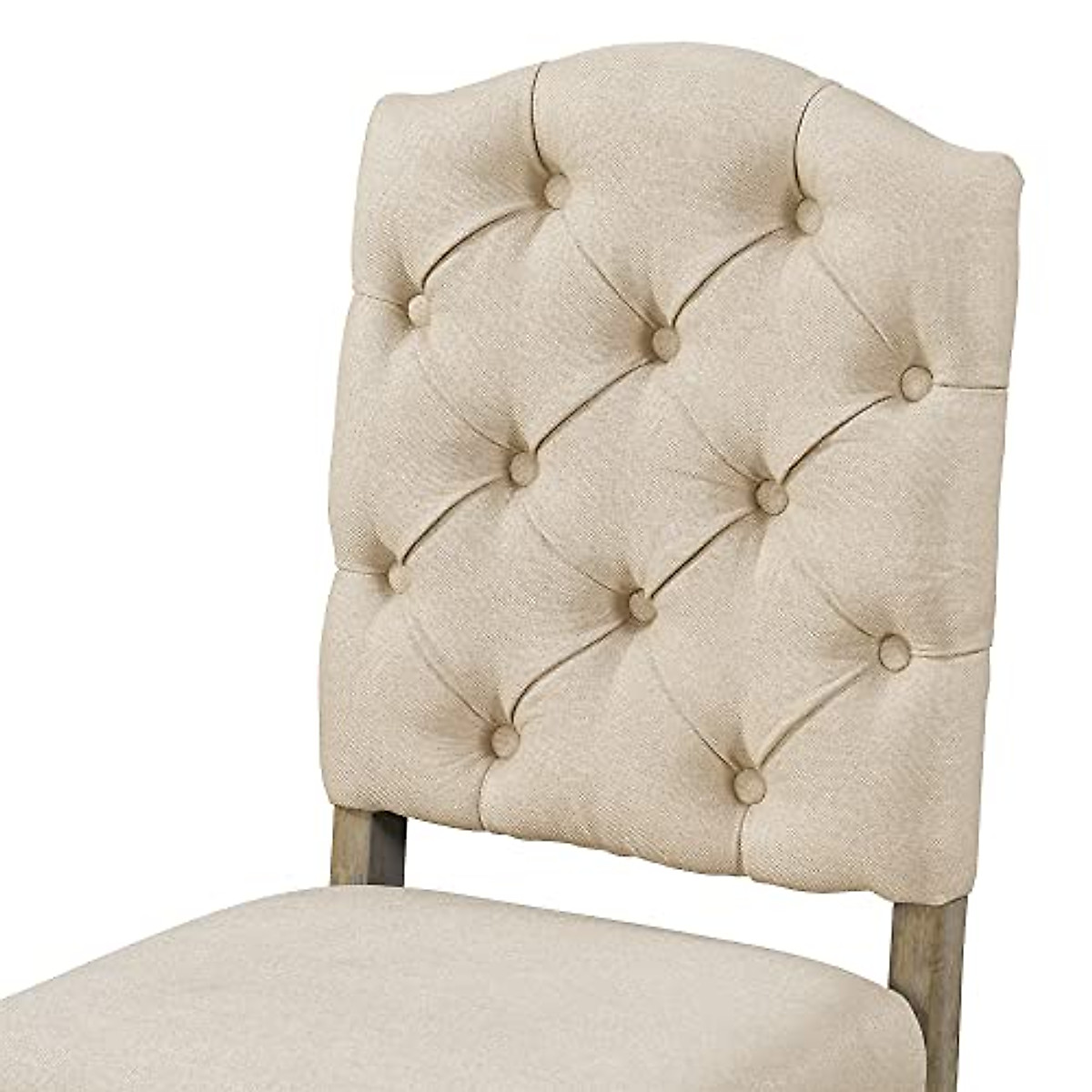 WOZNLA Retro Style 5-Piece Extendable Round Dining Table Set with 4 Upholstered Chairs - Ideal for Kitchen and Living Room Gatherings