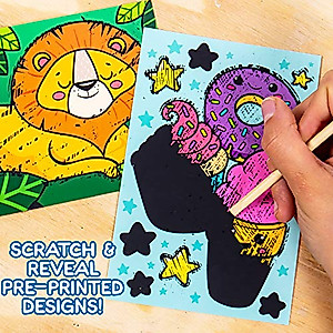 Made By Me Scratch & Color Art Kit by Horizon Group USA