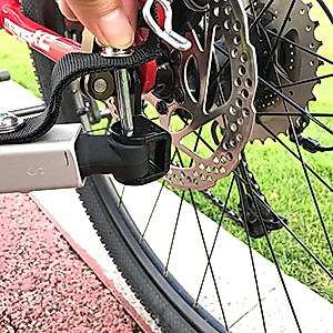 ODIER Steel Hitch for Burley Bike Trailer for Kids 12.2 MM Compatible with Burley Bee Bike Trailer and Old Models Work with Disc Brake