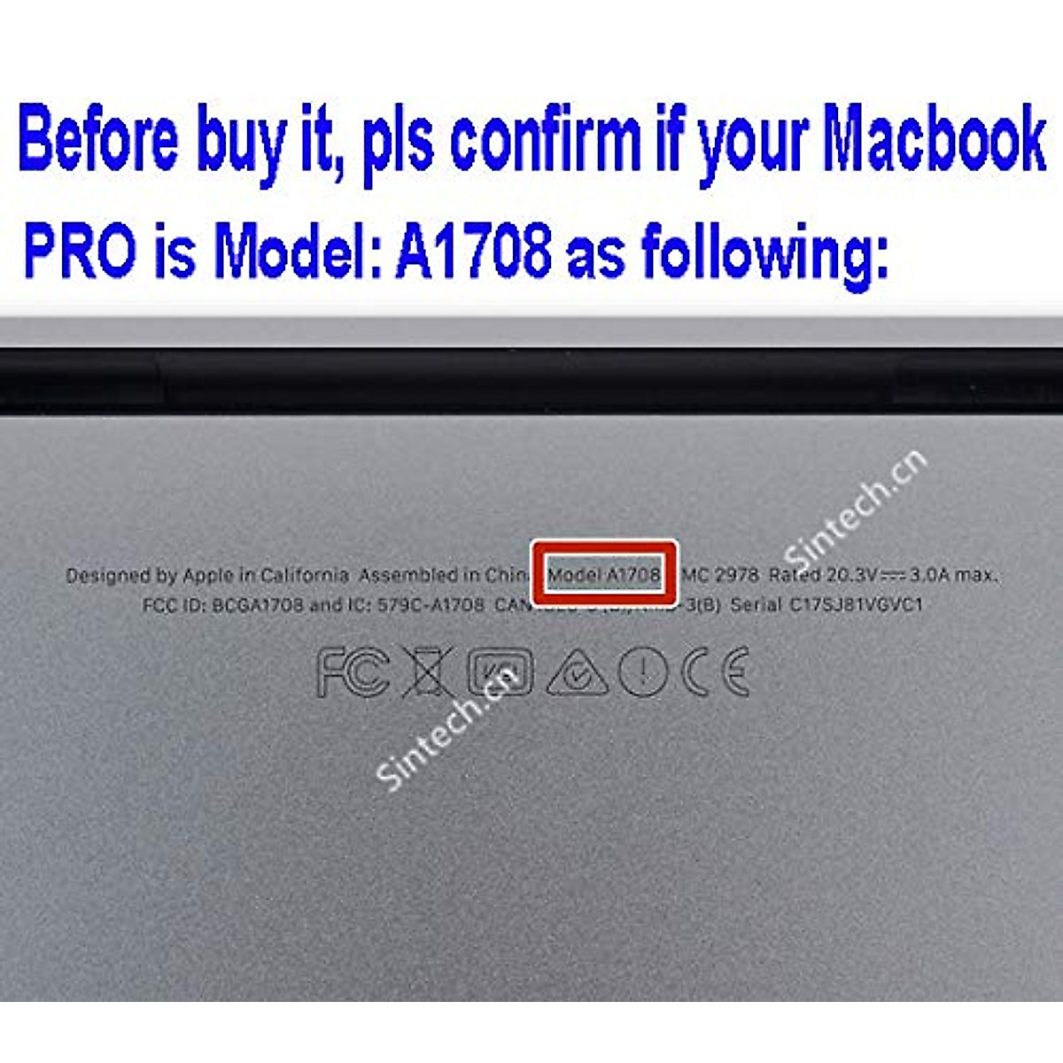 Sintech M.2 PCIe 3.0 NVMe 2230/2242 SSD Card Upgrade Kits With Torx T5 /P5 1.2mm Pentalobe Screwdriver,Compatible for 2016-2017 13" Macbook PRO A1708 Non-Touch Bar Models(Late 2016-Mid 2017 Year)