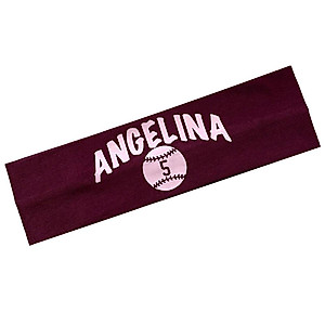 Funny Girl Designs Design Your Own Personalized Softball Cotton Stretch Headband