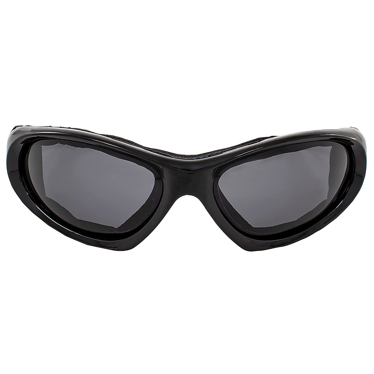 Hurricane Eyewear Category-5 Jet Ski Water-Sport Floating Goggles Interchangeable from Sunglasses to Goggles Black Frame with Polarized Smoke Lens