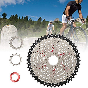 OKBY 8 Speed 46T Large Gear Mountain Bike Ultralight Hollow Cassette Freewheel Bicycle Freewheel Bike Freewheel Cassette Bicycle Accessory