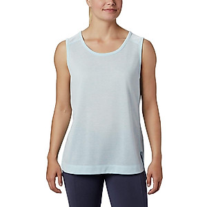 Columbia Women's Kickin It Tank Shirt, Spring Blue, X-Small