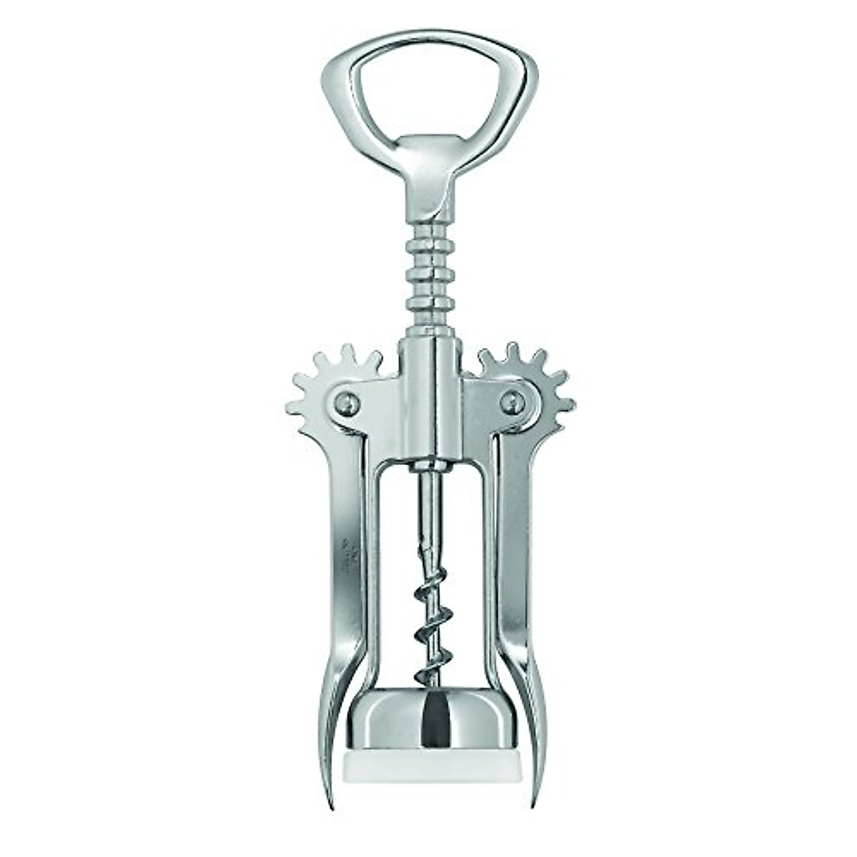 Truefabrications Italian Chrome Winged Corkscrew, Metallic