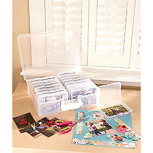 Christmas Photo Organizer Case Holiday Gift Idea Sort & Store 1,600 photos Scrapbooking
