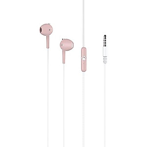 QearFun Unicorn Earbuds for Kids, Kawakii Wired Earbud & in-Ear Headphones Gift for School Girls and Boys with Microphone and Lovely Earphones Storage Case（Pink）