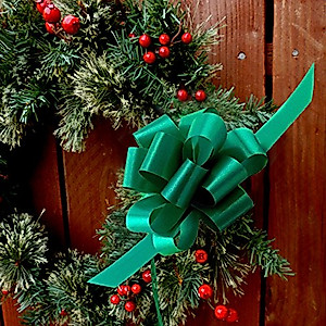 Christmas Gift Pull Bows - 5" Wide, Set of 9, Red, Green, Gold, Stripes, Swirls, Gift Bows, Christmas Presents, Birthday, Boxing Day, Hanukkah, Wreath, Swag, Christmas Tree, Fundraiser