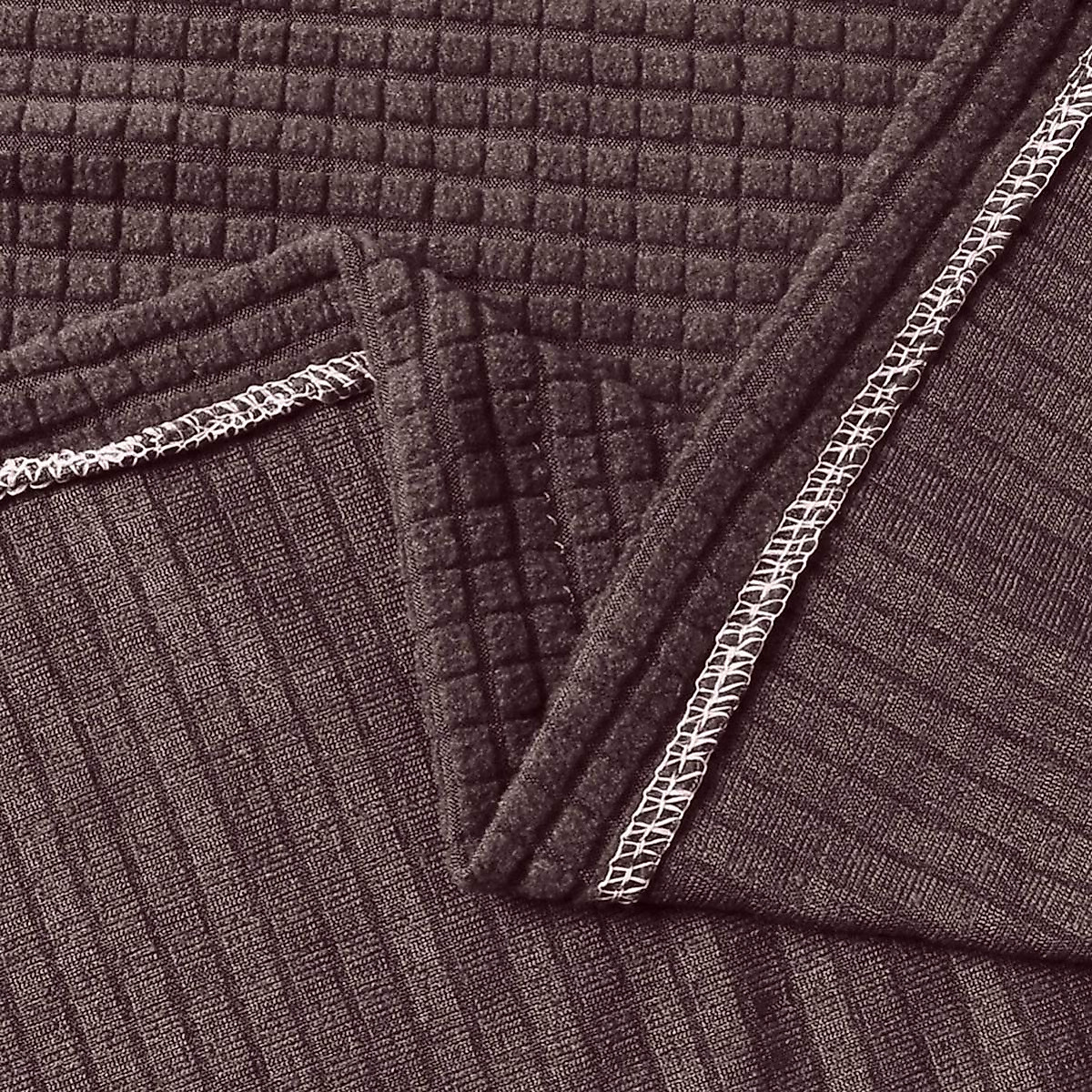 BESPORTBLE Chair Arm Protectors Sofa Armrest Cover Stretch Armchair Slipcover Protector Elastic Home Office Recliner Couch Cloth 2pcs (Dark Coffee)