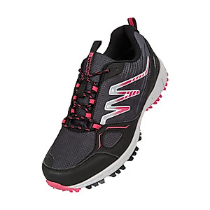 Mountain Warehouse Lakeside Womens Waterproof Trail Running Shoes Jet Black Womens Shoe Size 9 US