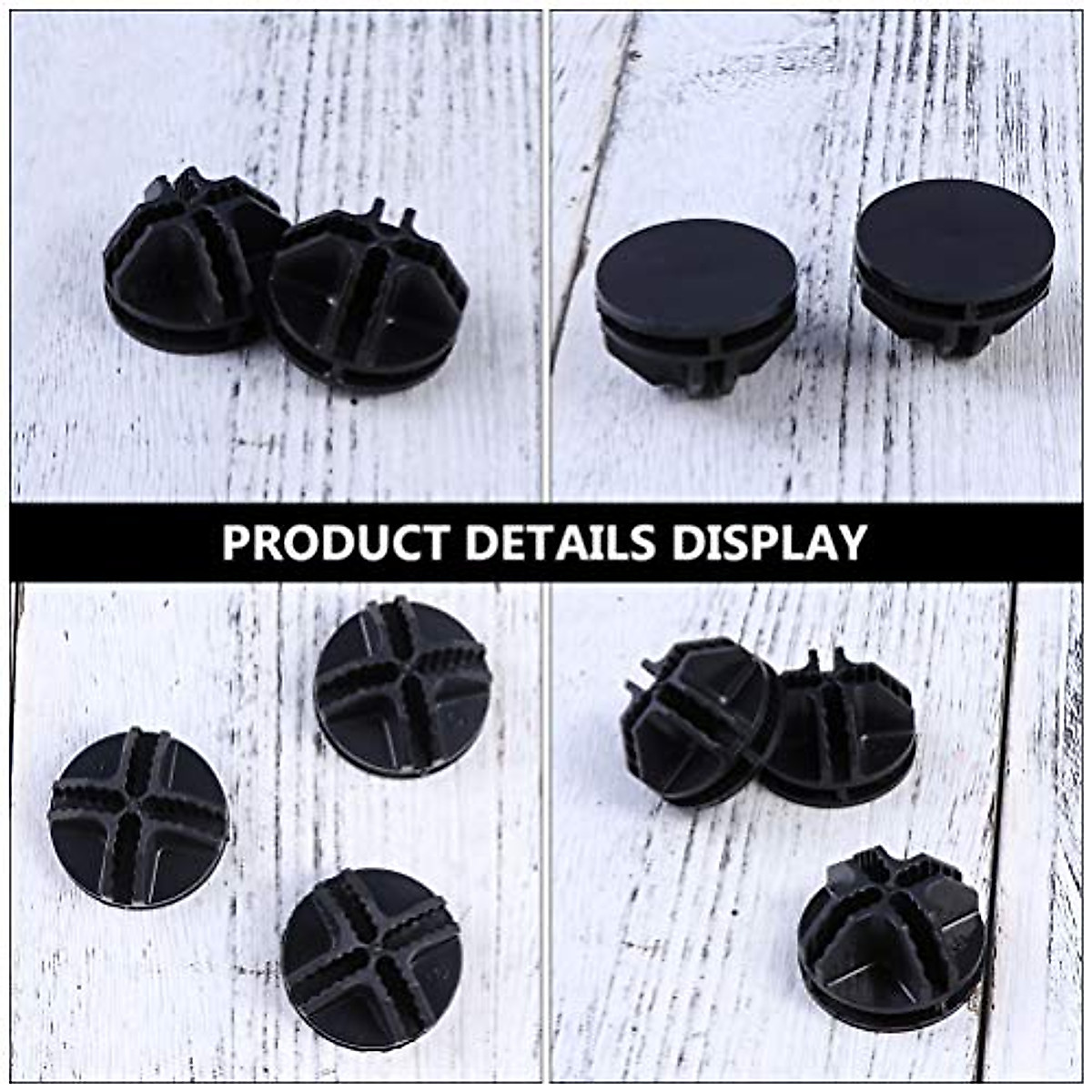 DOITOOL Metal Cabinets 30pcs Wire Cube Connectors ABS Plastic Wire Grid Cube Organizer for Modular Closet Storage Organizer and Wire Shelving Black Metal Shelving Rack