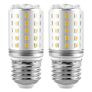 BOGDA Refrigerator Light Bulb KEI D34L Refrigerator Bulb LED Light Bulb Replacement Fit for Frigidaire Kenmore, 2 Packs (6W 100V-265V E26/E27 5000K White Light)