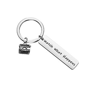 AKTAP Inspired Gift Watch What Happens Musical Theatre Keychain Journalist Jewelry Katherine Plumber Gift