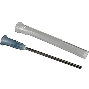 Duda Energy SyringeBox005 Industrial Syringes with 15G x 1-1/2" Blunt Tip Fill Needle and Plastic Cover, 5 mL (Pack of 100)