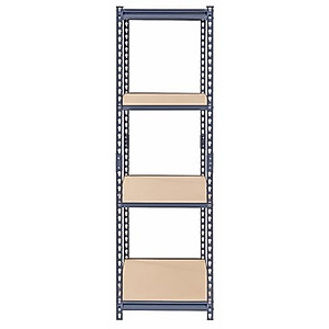 Muscle Rack UR361860-P 4-Tier Steel Shelving Unit 36" Wx18 Dx60 H in Gray