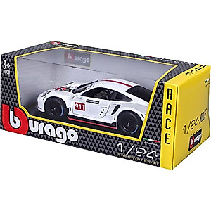 Bburago B18-28013 1:24 Porsche 911 RSR GT, Assorted Designs and Colours