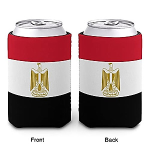 2 PCS Egypt Flag Can Cooler Party Gift Beer Drink Coolers Coolies