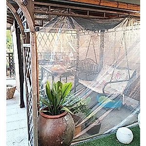 Abrotain Plastic Sofa Couch Cover 8'x11'6" Lawn Patio Furniture Cover , 3-Seater Outdoor Sofa Cover , Prevent Wind Rain and Snow Protector Cover with Rope for Outdoor Indoor Against CAT/Dog Clawing