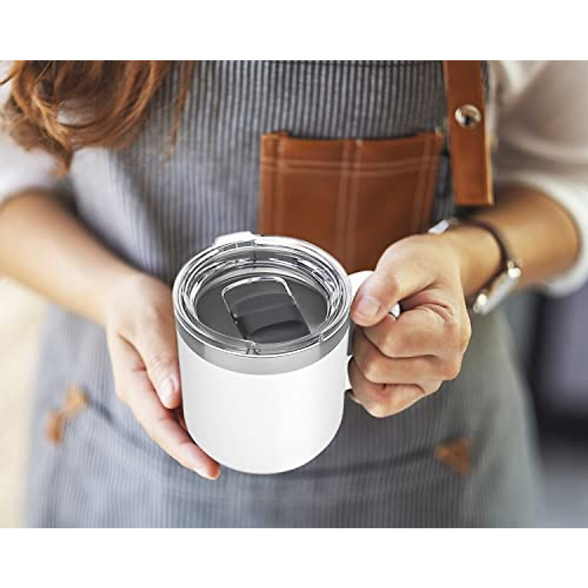 Beonsky Magnetic Slider Top Replacement for YETI Magnetic Lids 10 oz, 14 oz, 16 oz, 20 oz, 26 oz, 30 oz (5*Black)