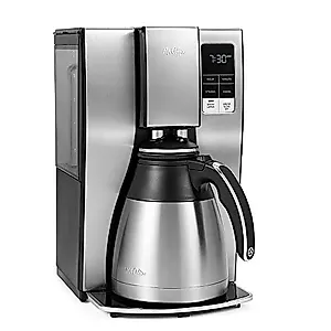 Mr. Coffee 10 Cup Thermal Programmable Coffeemaker, Stainless Steel