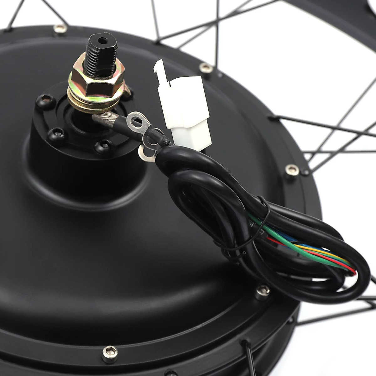 26" 48V 1500W Electric Fat Bike Conversion Kit Rear Wheel E-Bike Motor Conversion Kit with LCD Display for Fat Tire Bike Frame Ebike Wheel Kit Cycling Brushless Gearless Hub Motor Kit