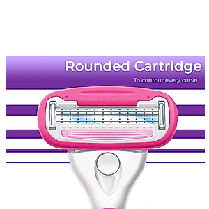 Personna Women's 5 Blade Razor Bulk Pack of 24 Replacement Cartridges Only For Personna Razors - Handle Not Included With This Pack