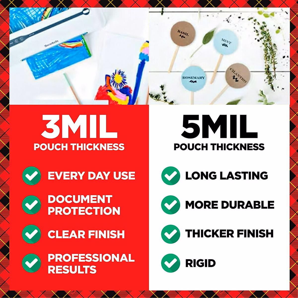 Scotch Thermal Laminating Pouches, 3 Mil thick, Durable, Clean Finish, Professional, Quality, 8.9 x 11.4-Inches, 20-Pack, Clear (TP3854-20)