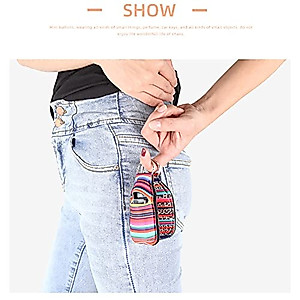 Johtae Makeup Pallet Organizer Holder for Lipstick Lip Balm Gloss Holder Stocking Stuffers Gift for Women Holder Keychains Lipstick Holder Keychains with Metal Makeup Storage Organizer (D, One Size)