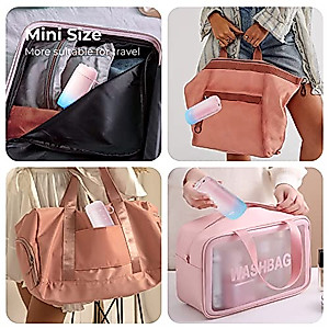 usmile Water Flosser, USB Rechargeable Portable Water Flosser for Teeth Cleaning, Water Dental Flosser Cordless with Detachable Water Tank for Home & Travel, C1 Pink