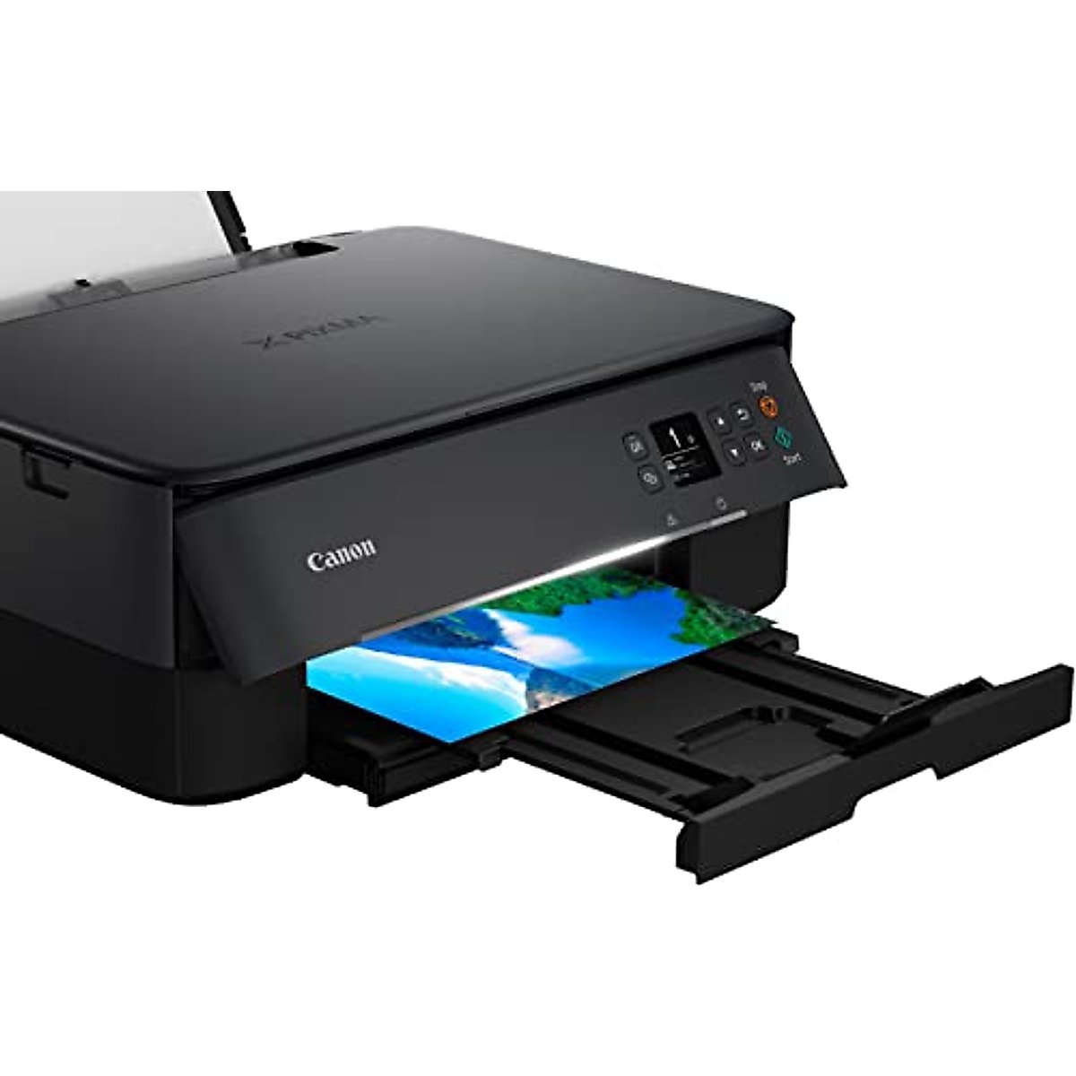 Canon Wireless Pixma Inkjet All in One Printer with Scanner - High Resolution Fast Speed Printing Compact Size Up to 4800x1200 DPI Color Resolution, Bonus Set of NeeGo Ink and 6 Ft Printer Cable
