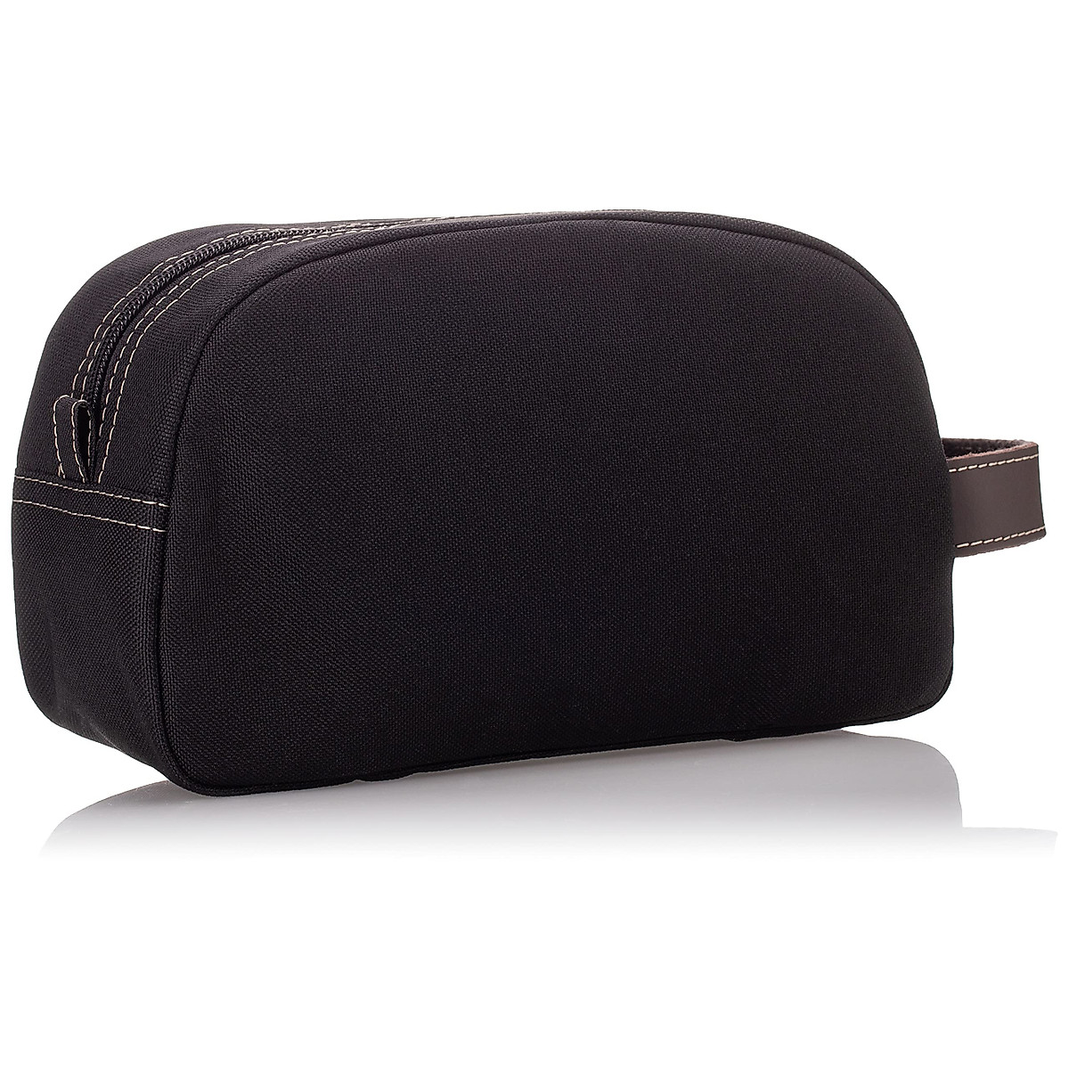 Timberland Men's Toiletry Bag Canvas Travel Kit Organizer, Black, One Size