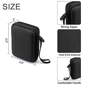 Liyacial Guitar Pick Holder Case Compatible for Fender, ChromaCast, D'Addario, JIM DUNLOP, Bolopick, Guitar Accessory Storage Pouch (black)