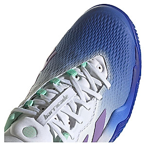 adidas Women`s Barricade Clay Tennis Shoes Lucid Blue and Violet Fusion